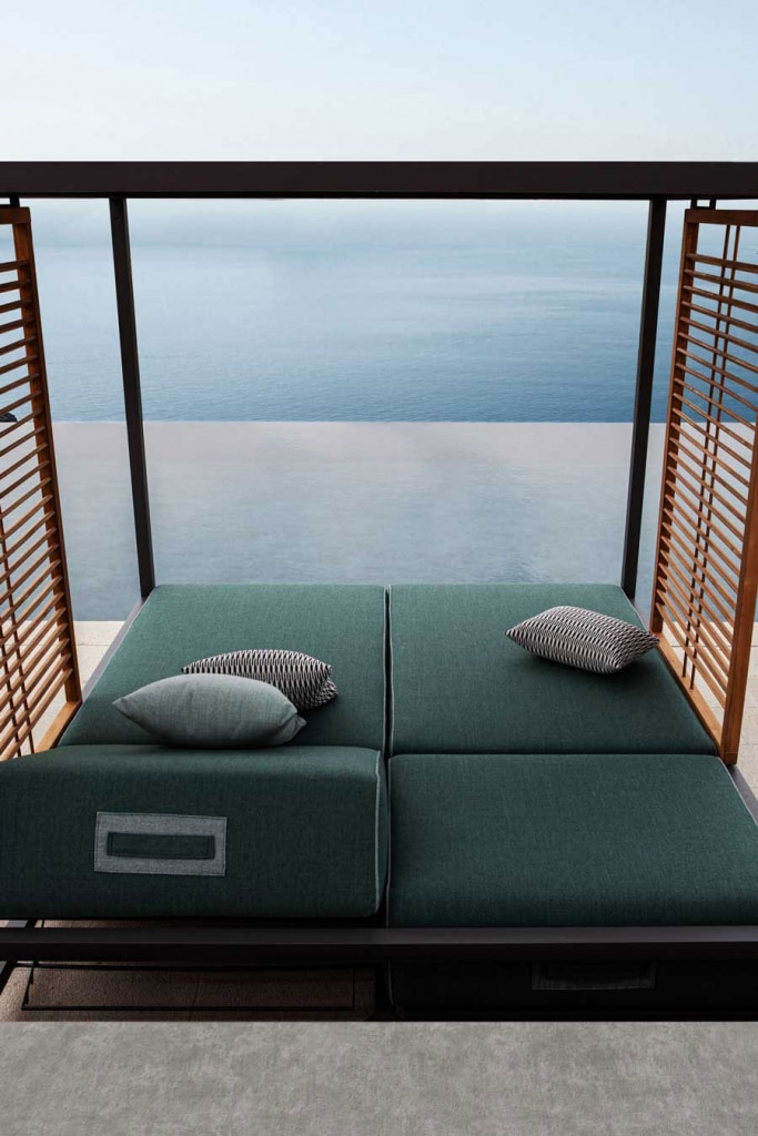 Alcova daybed da esterno grigio grafite | Vendita Online | Italy Dream Design