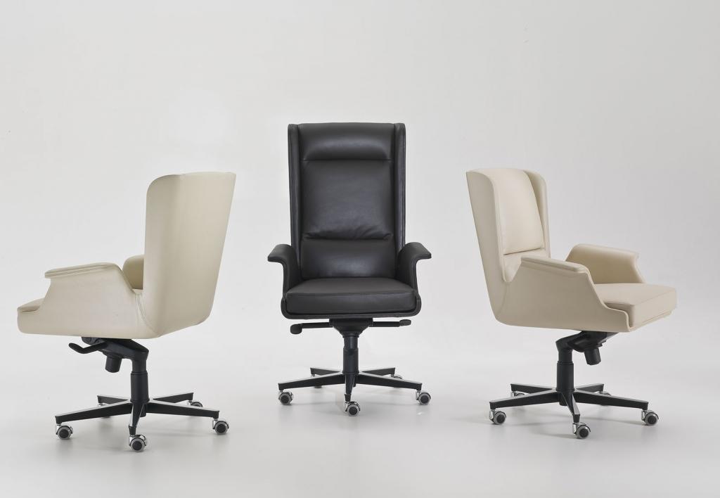 Garbo Swivel Conference Room Luxury Office Armchair | Shop Online - Italy Dream Design