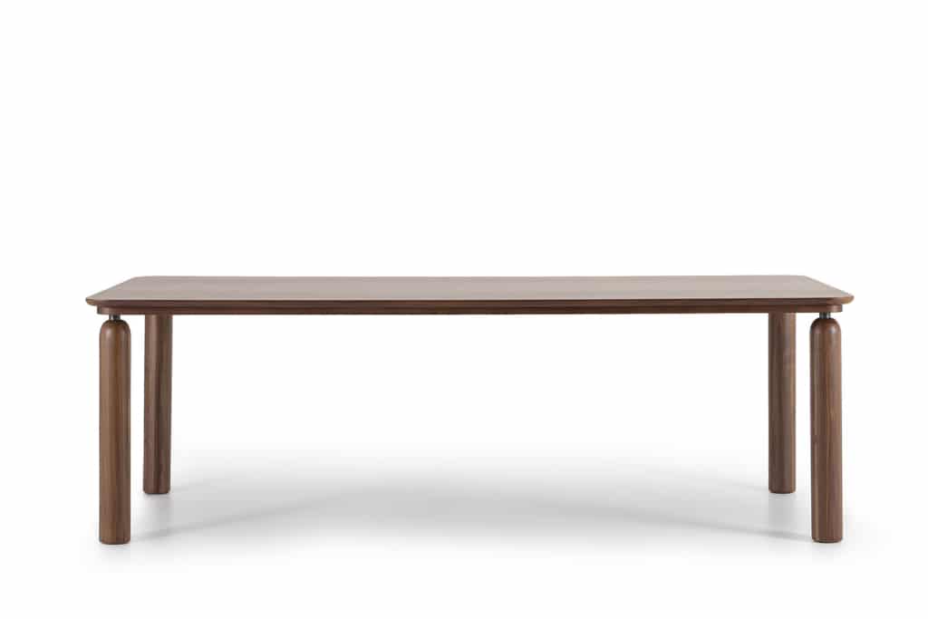 GO Rectangular Dining Table in Solid Canaletto Walnut - Italy Dream Design