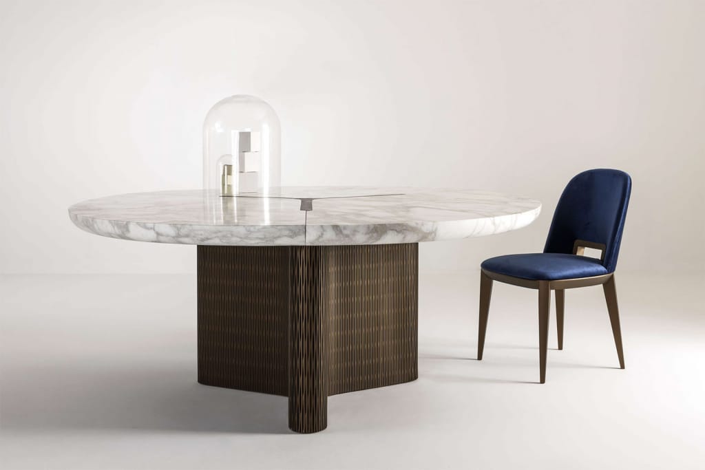Infinity round marble table - Shop Online | Italy Dream Design