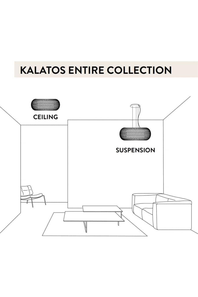 Kalatos suspension blanche - Vente en Ligne | Italy Dream Design