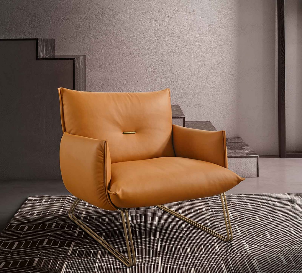 Margot Leather Armchair | Shop Online | Italy Dream Design