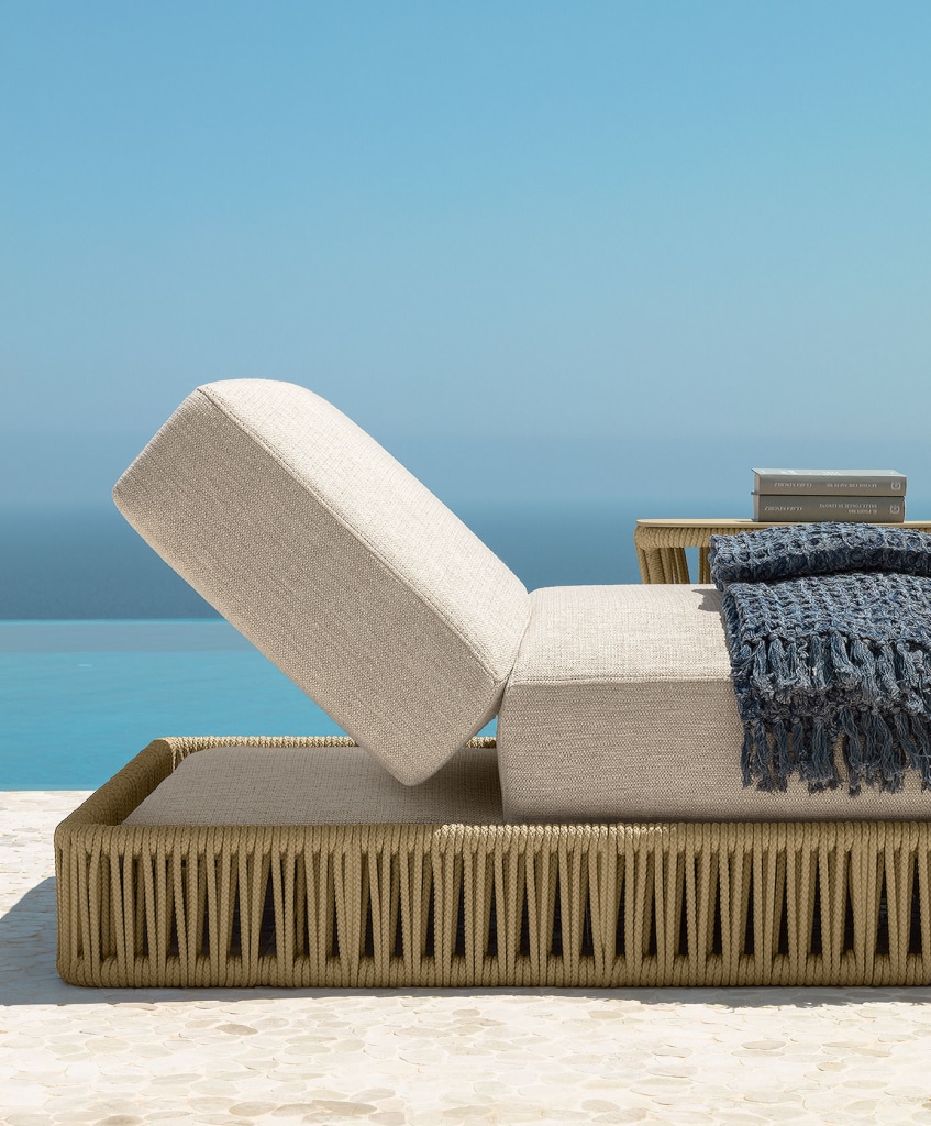 Reef sunbed, outdoor lounger | Online shopping | Italy Dream Design