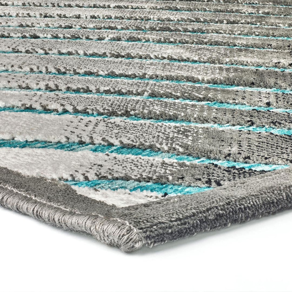 Gabrielle 901L/Q13 Gris Turquoise – Tapis rectangulaire | Italy Dream ...