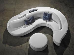 Wave Modular Handmade Leather Home Sofa | Shop Online - Italy Dream Design